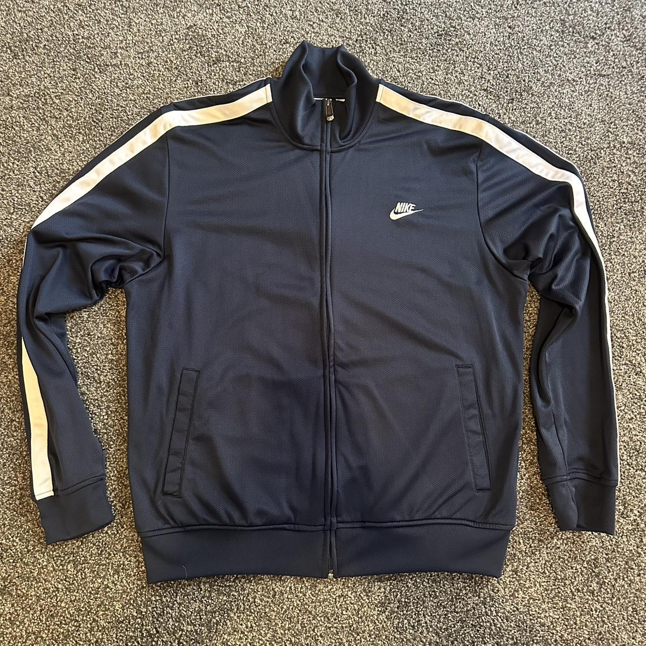 Vintage blue Nike jacket Size large Great condition... - Depop