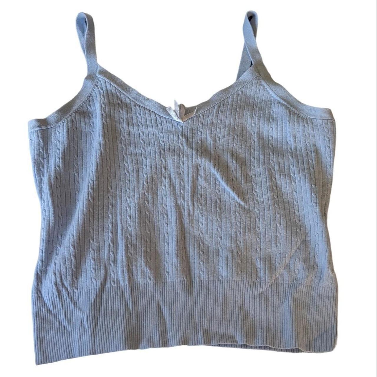 vintage light blue camisole tank top ☆ brand:... - Depop
