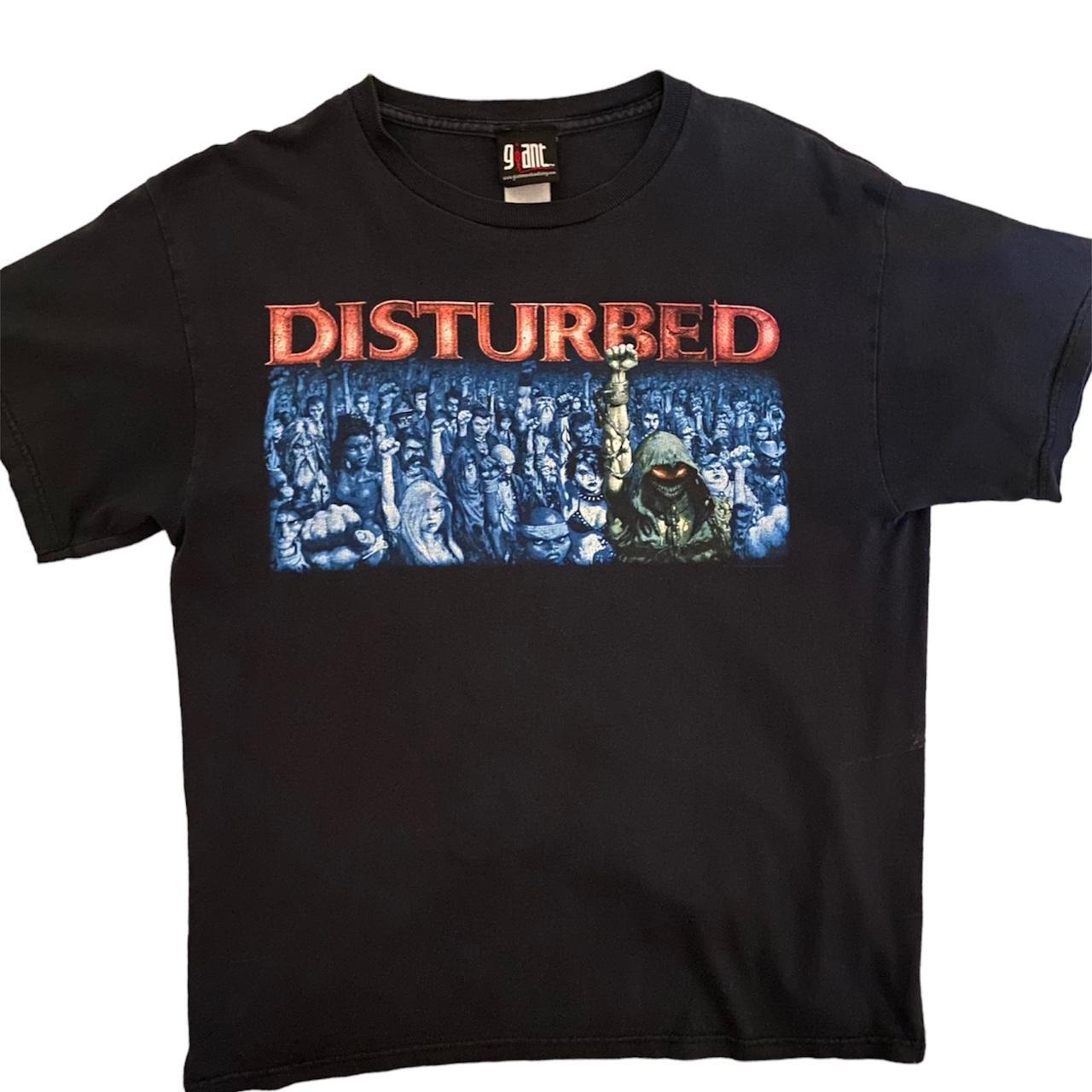 “Disturbed” tee Size M Nice front... - Depop
