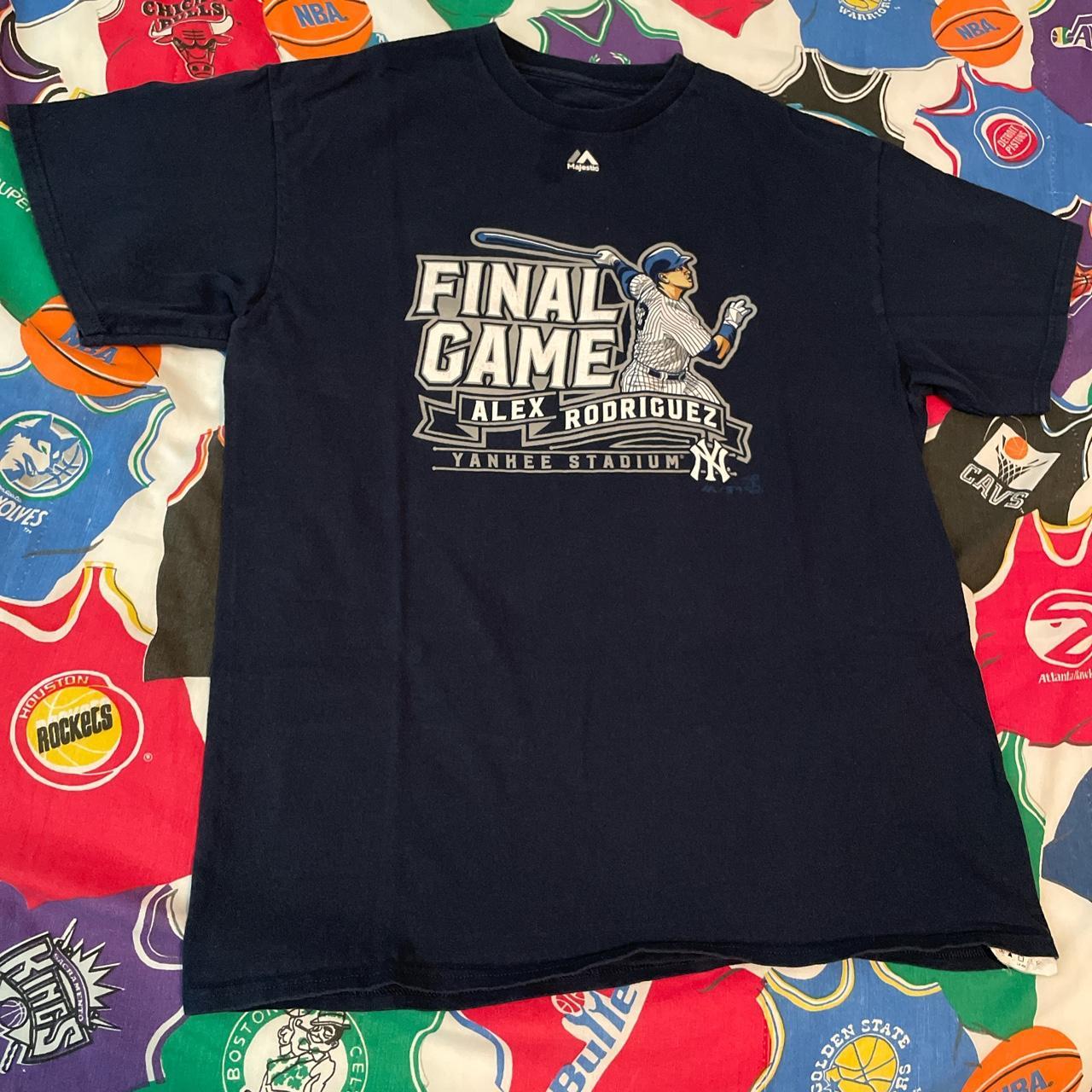 Y2K Alex Rodriguez Tee Modern Y2K Majestic... - Depop