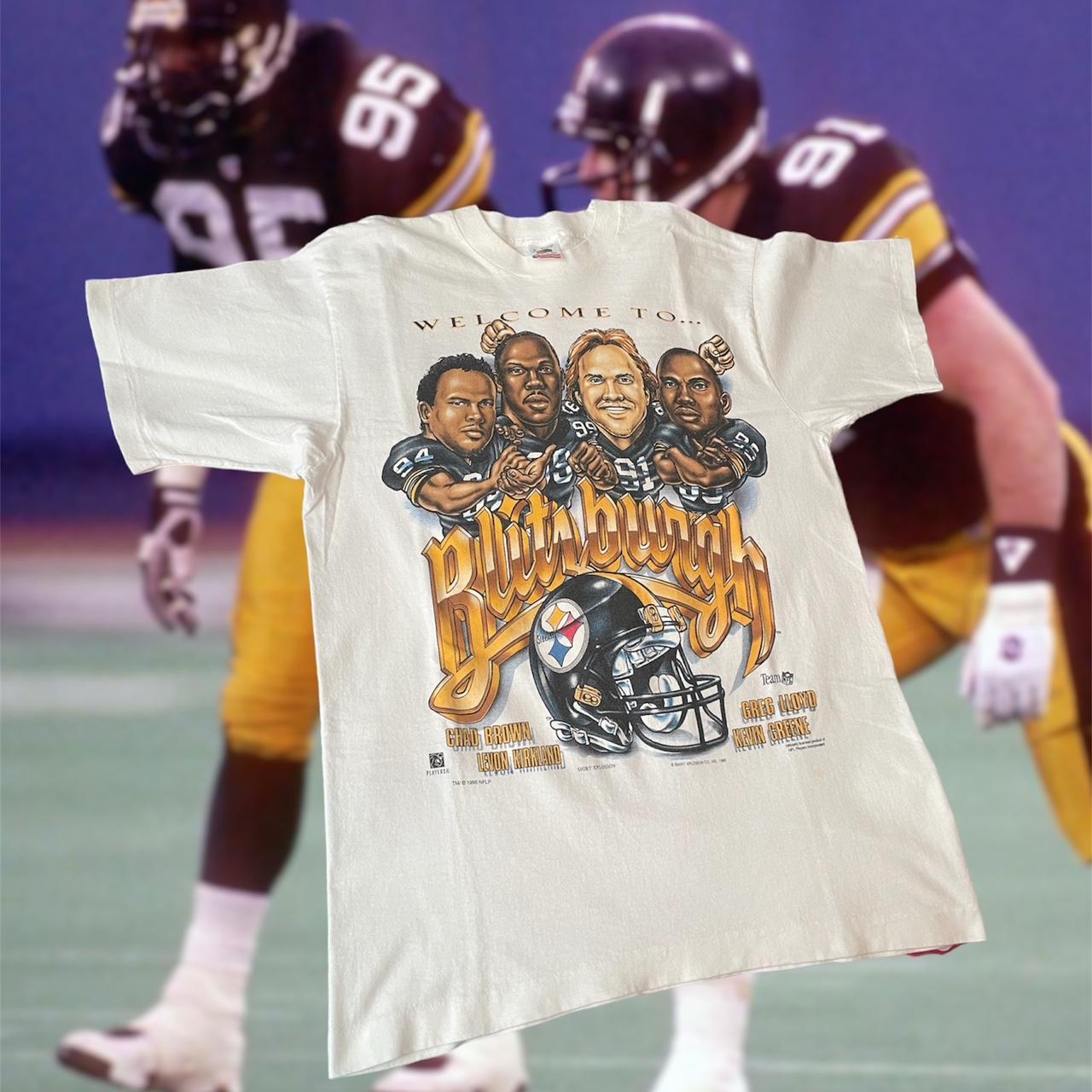 Vintage NFL Pittsburgh Steelers Football Tee ... - Depop