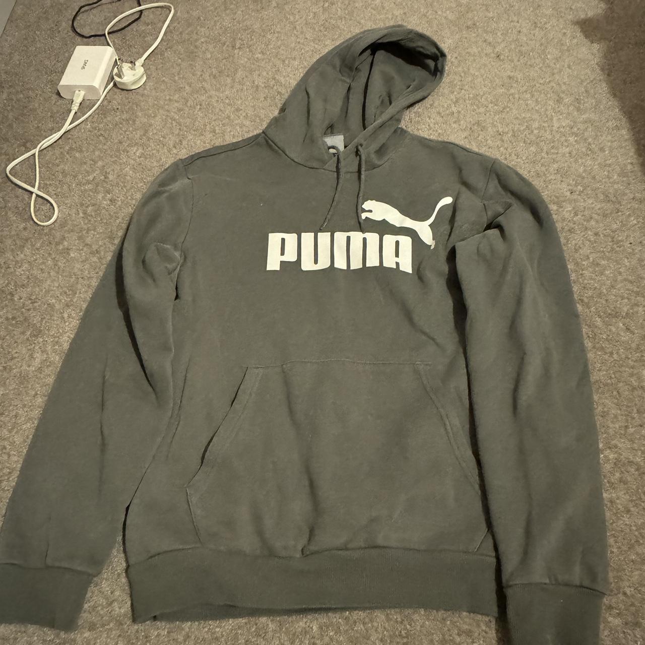 Puma grey hoodie #puma #pumahoodie #hoodie - Depop