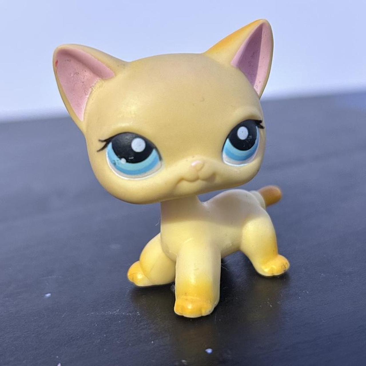 LPS littlest pet shop authentic yellow shorthair cat... - Depop