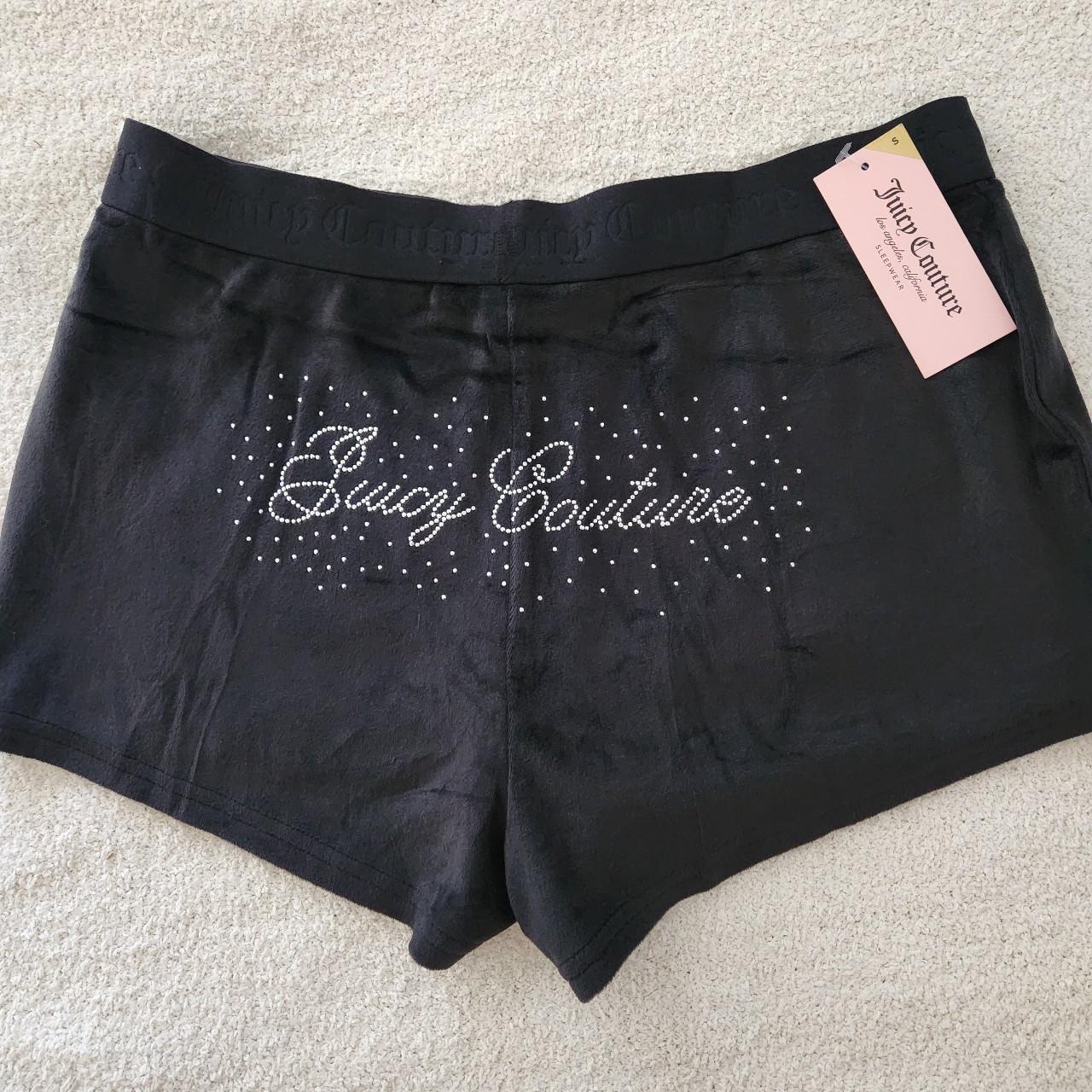 New! Black Juicy couture shorts. Soft and cute.... - Depop