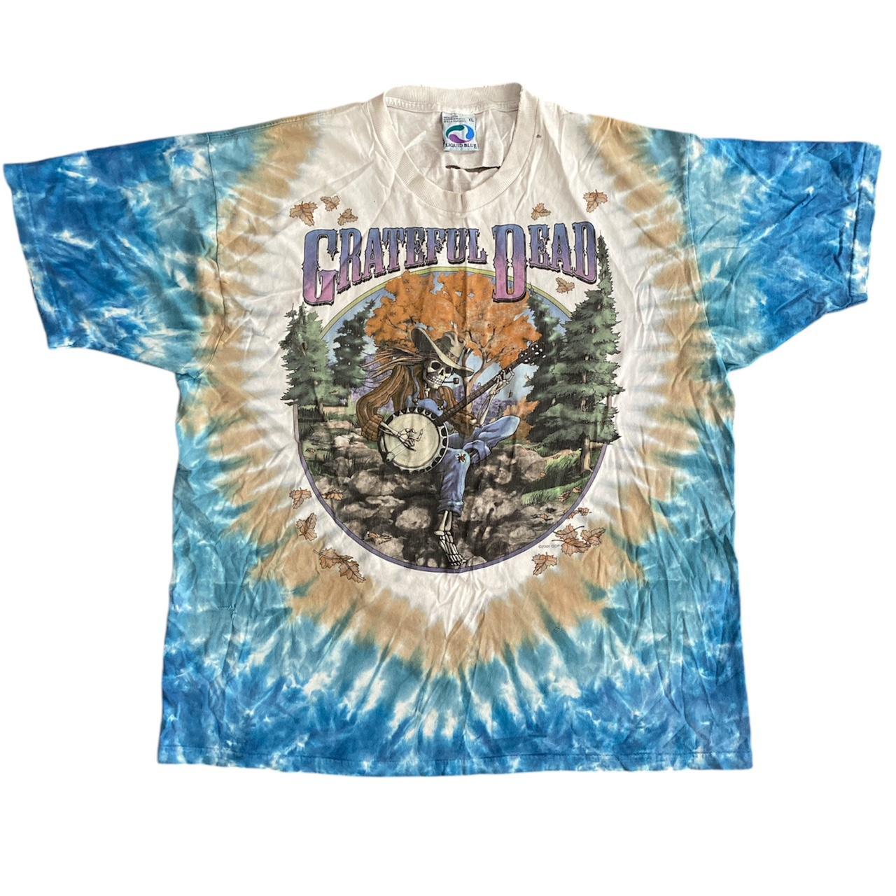 🌈1994 Grateful Dead Fall Tour tie dye tee In... - Depop