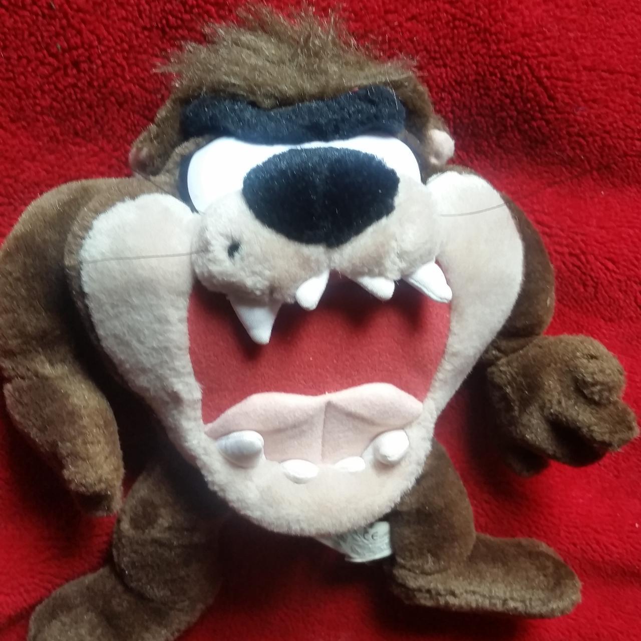 Vintage Taz Looney Tunes plush toy 9 inch tall Play... - Depop