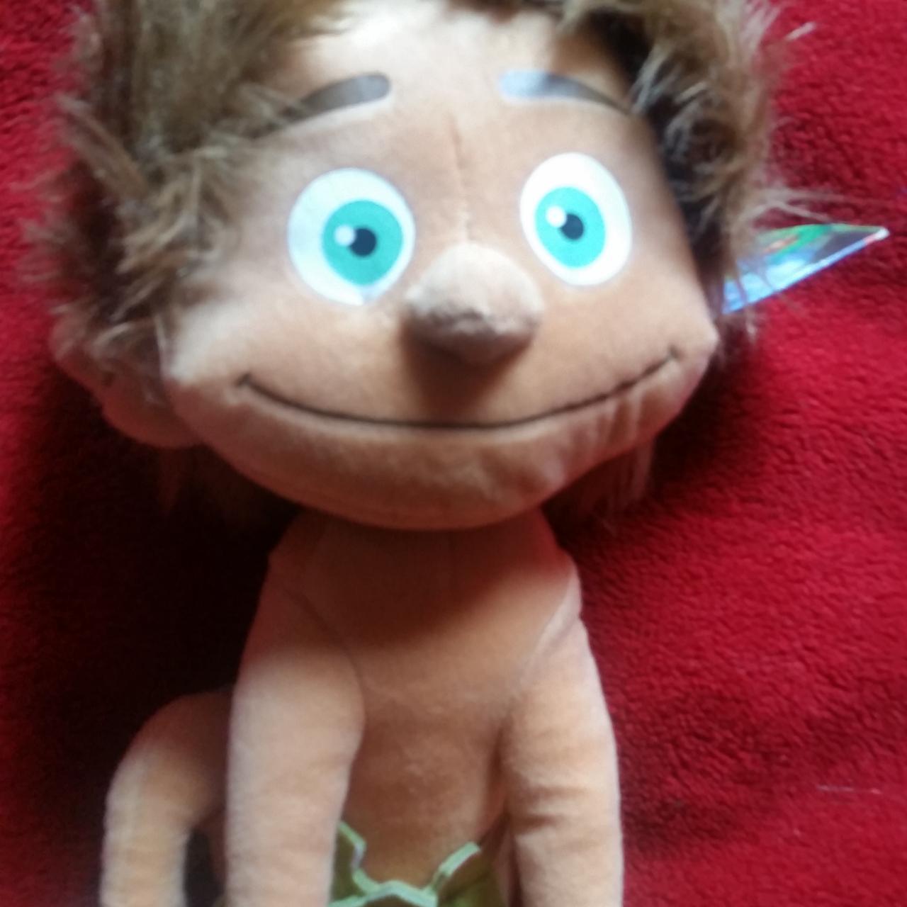 Disney Pixar The Good Dinosaur Boy soft plush toy... - Depop