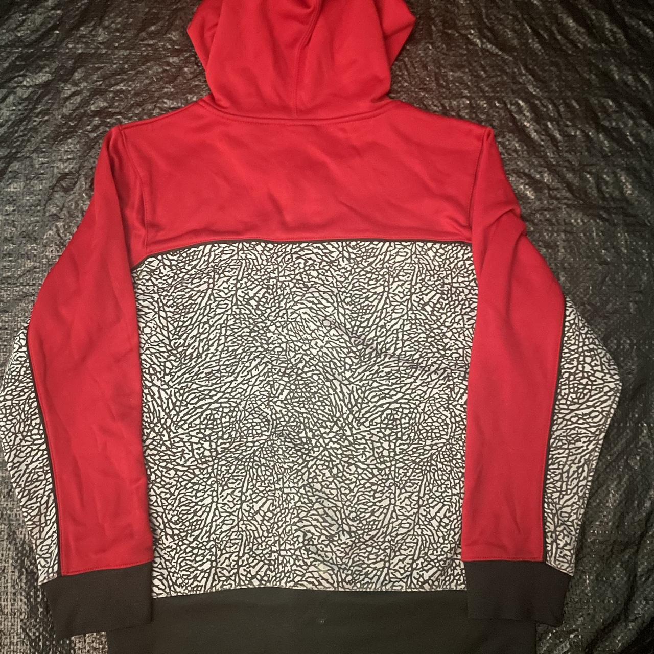 Jordan Red and Grey Jacket | Depop