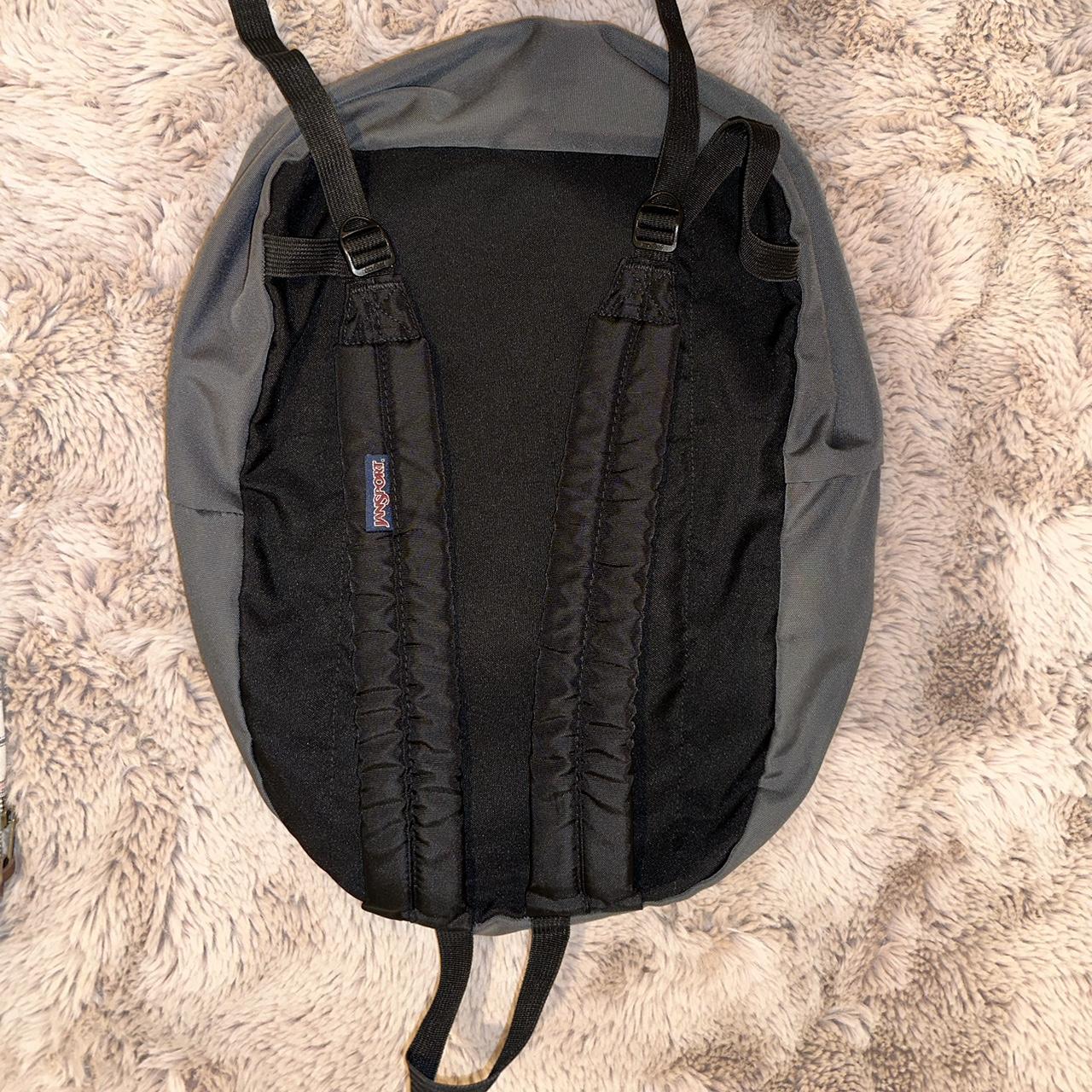 Gray, Jansport, backpack in really great condition - Depop
