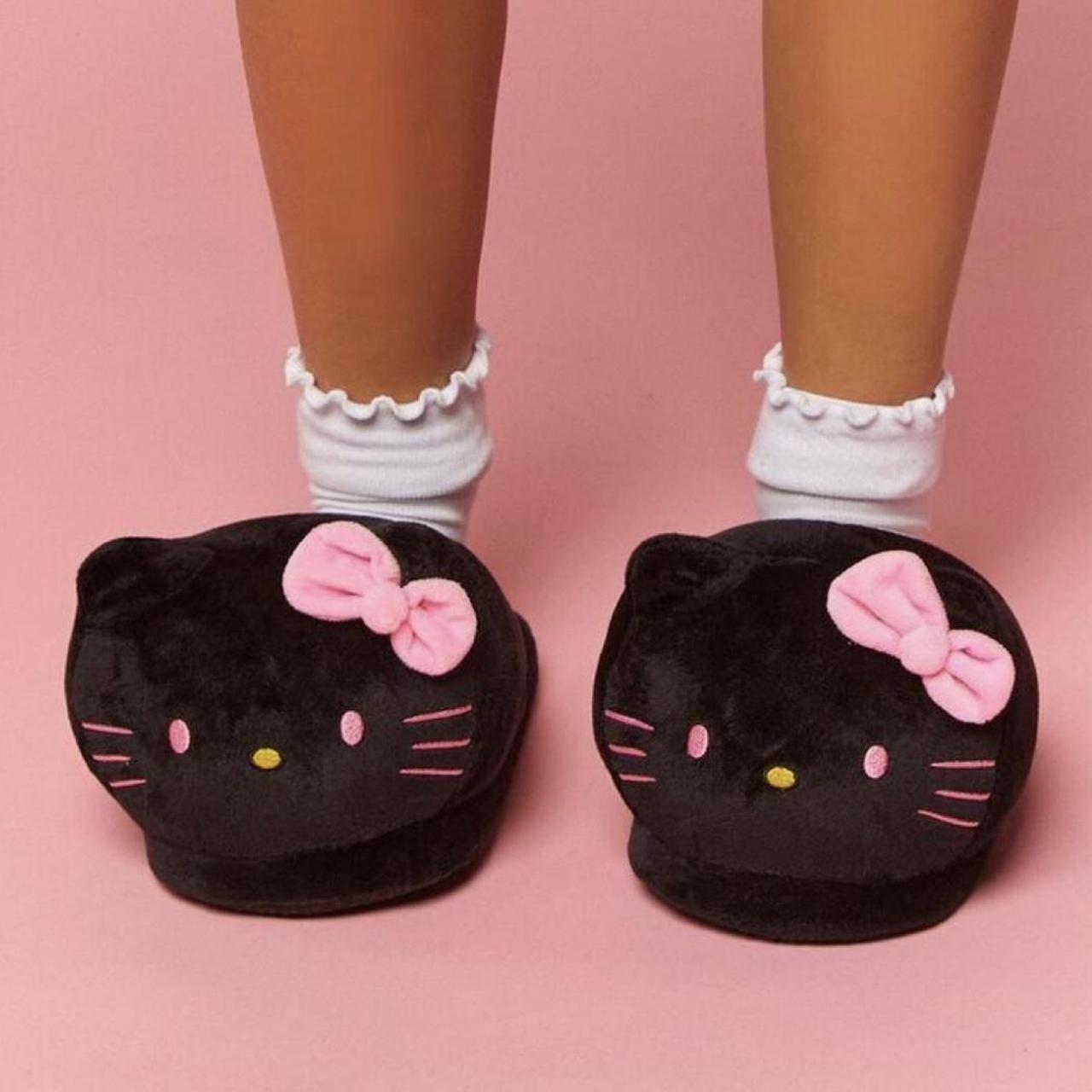 Forever 21 x Hello kitty slippers #depop #slippers... - Depop