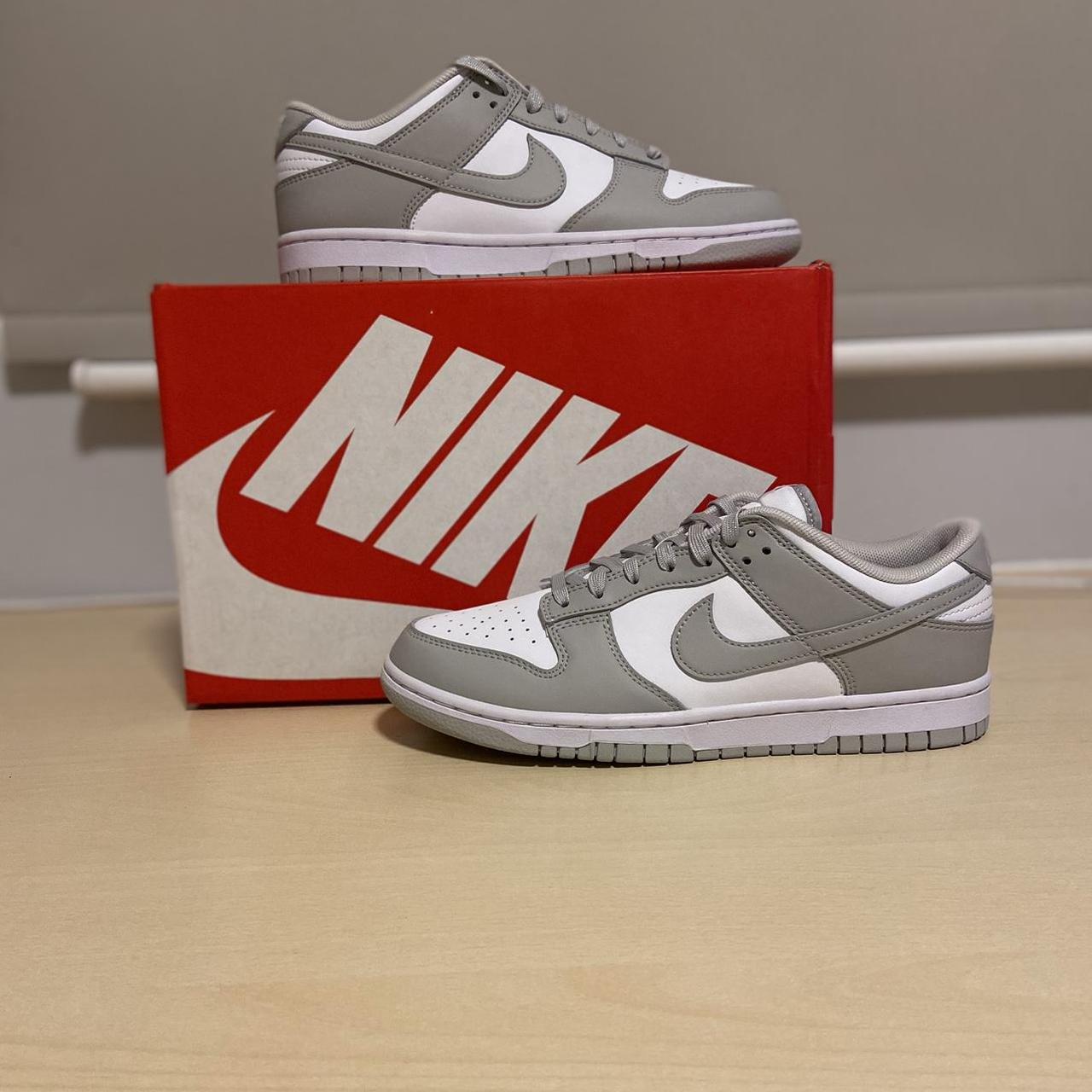 Nike Grey Fog Dunk Low Brand new Size 7 U.K. OPEN... - Depop