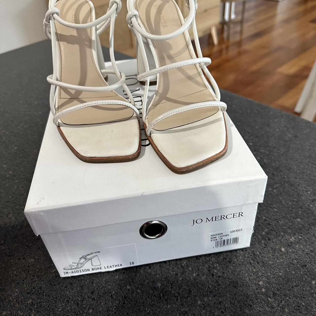 Jo Mercer Addison heels Size 38 Colour bone Wore... - Depop