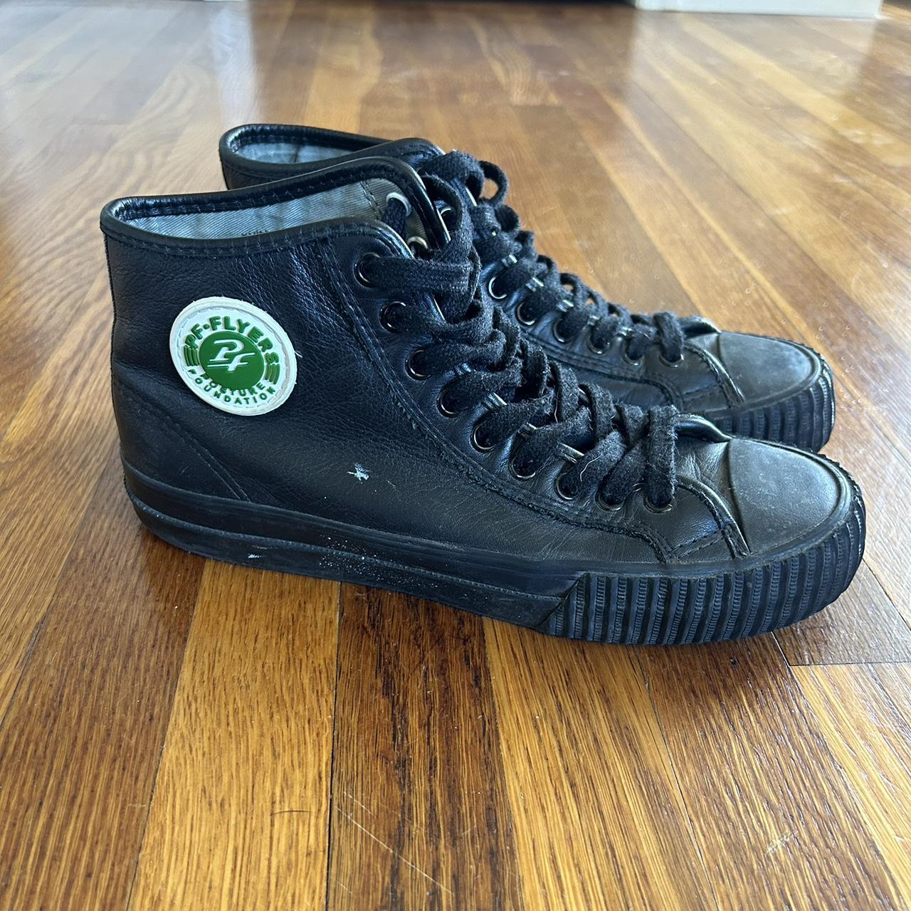 P.F. Flyers black leather! Not gonna find these... - Depop