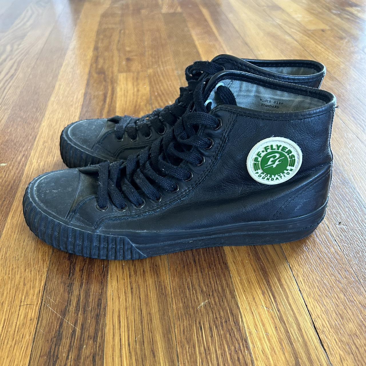 P.F. Flyers black leather! Not gonna find these... - Depop