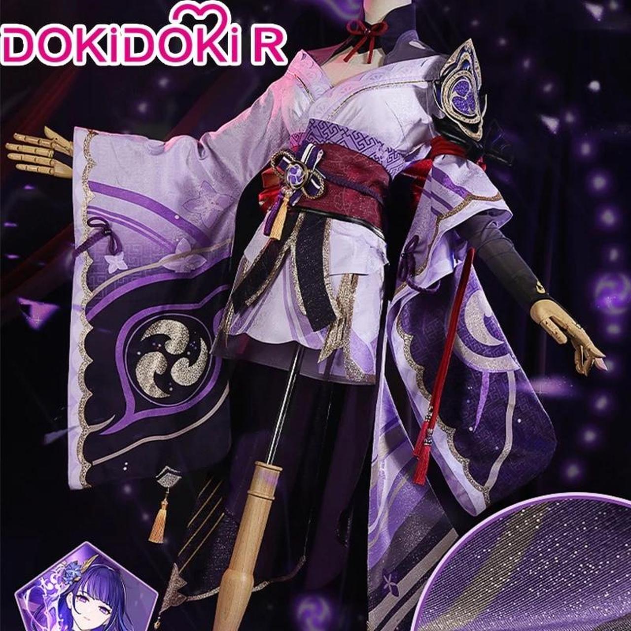 dokidokicos large raiden shogun cosplay worn a few... - Depop