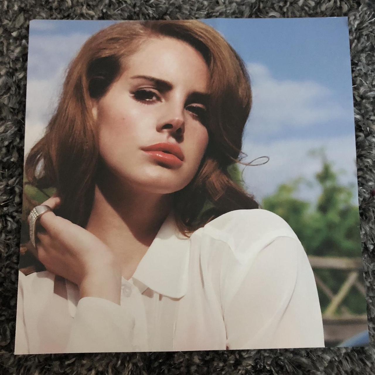 Lana del Rey poster that comes in vinyl album... - Depop