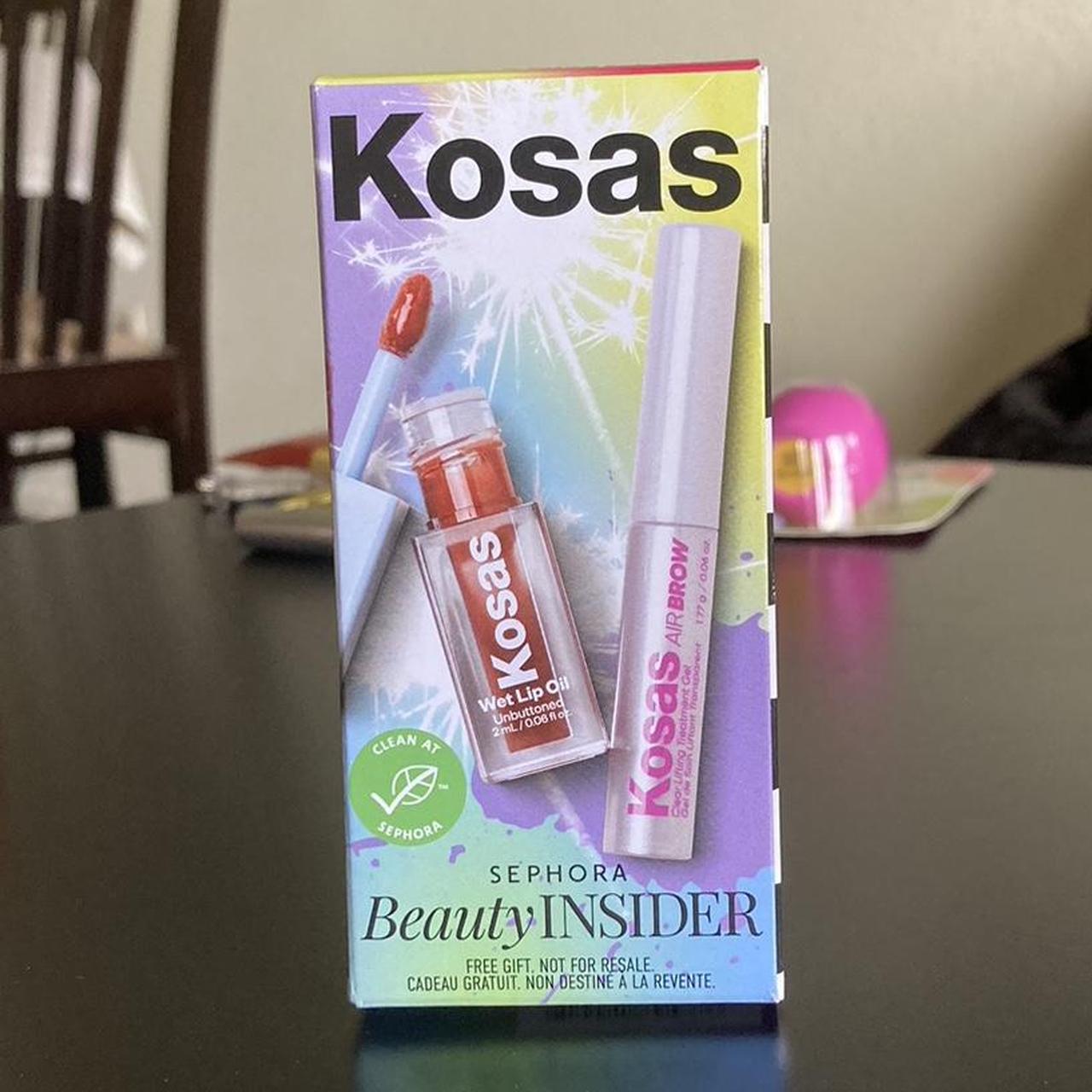 kosas air brow in clear. 1.77g/0.06oz. kosas wet lip... - Depop