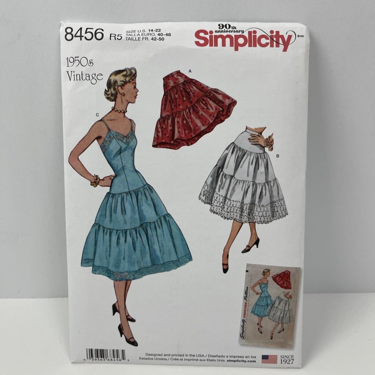 Simplicity Pattern 8456 R5 Size 14/16/18/20/22... - Depop