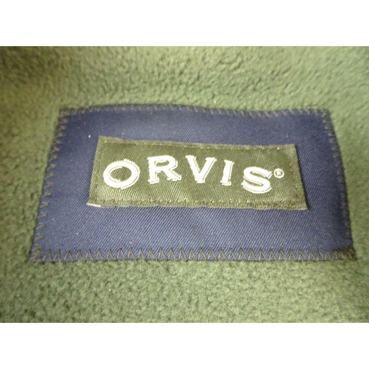 (W1) Orvis Men Dark Blue Jacket Size L. Preowned.... - Depop
