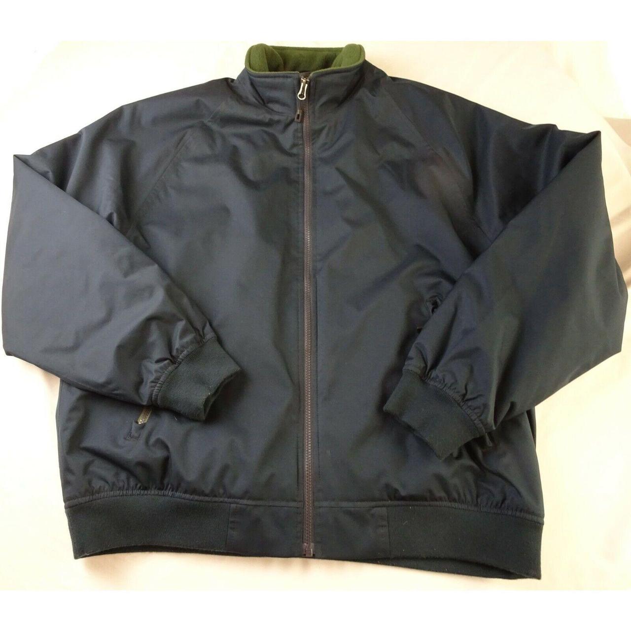 (W1) Orvis Men Dark Blue Jacket Size L. Preowned.... - Depop