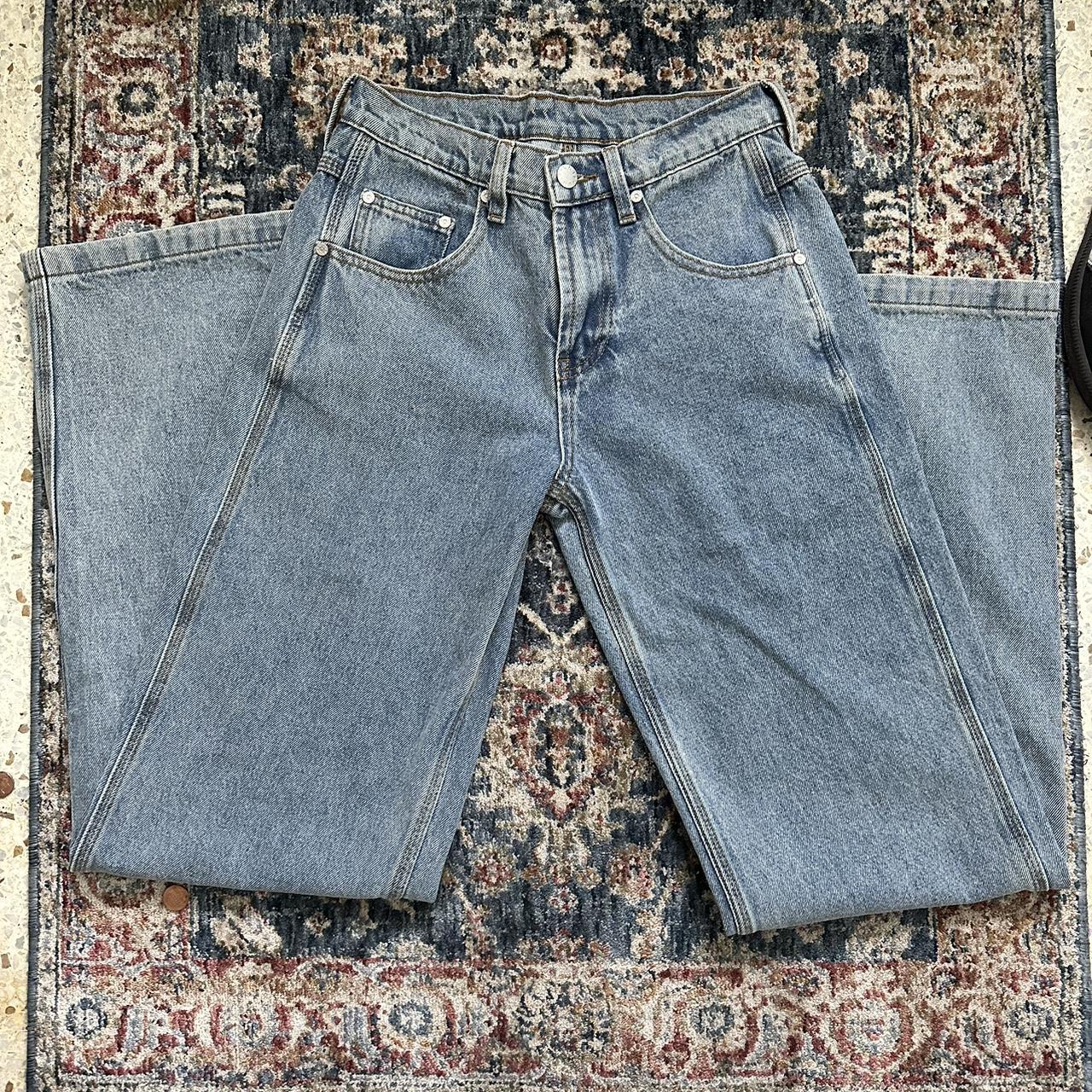 Unif X-JEANS size 24 Literally the cutest baggy... - Depop