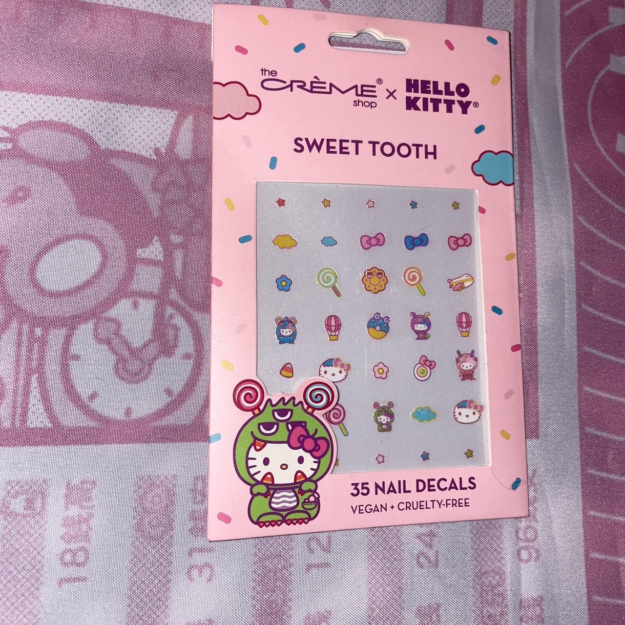 The Crème Shop x Hello Kitty Sweet Tooth Nail Decals... | Depop