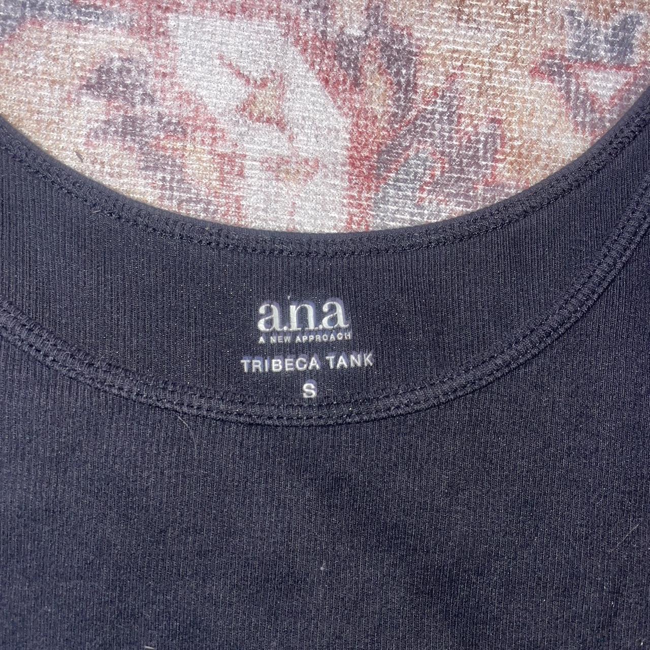 black ana tan top- size S, worn but no damage!!:)... - Depop