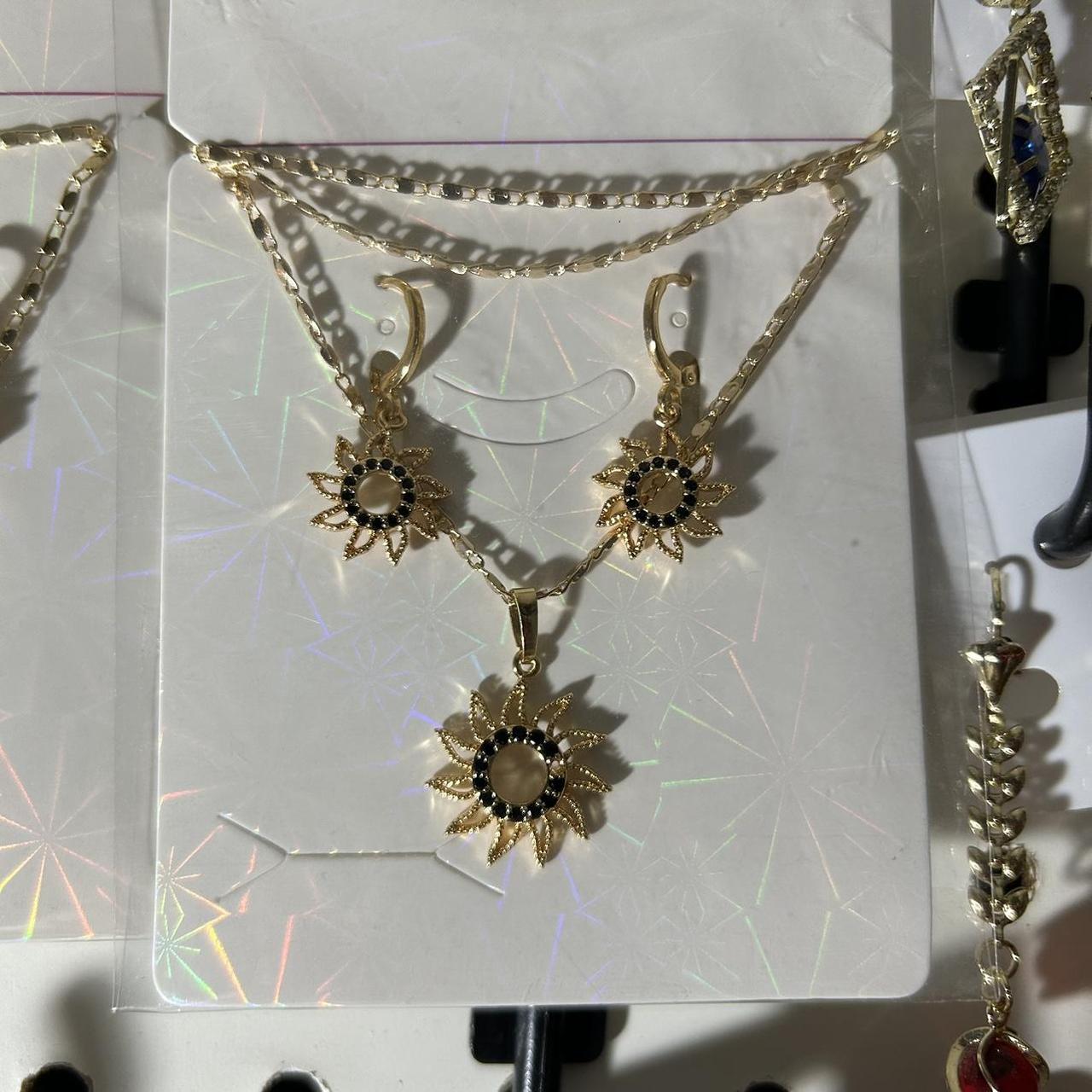 matching earrings and necklace sets :) 17$ each!... - Depop