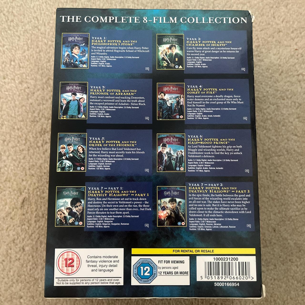 complete collection of harry potter cds - Depop