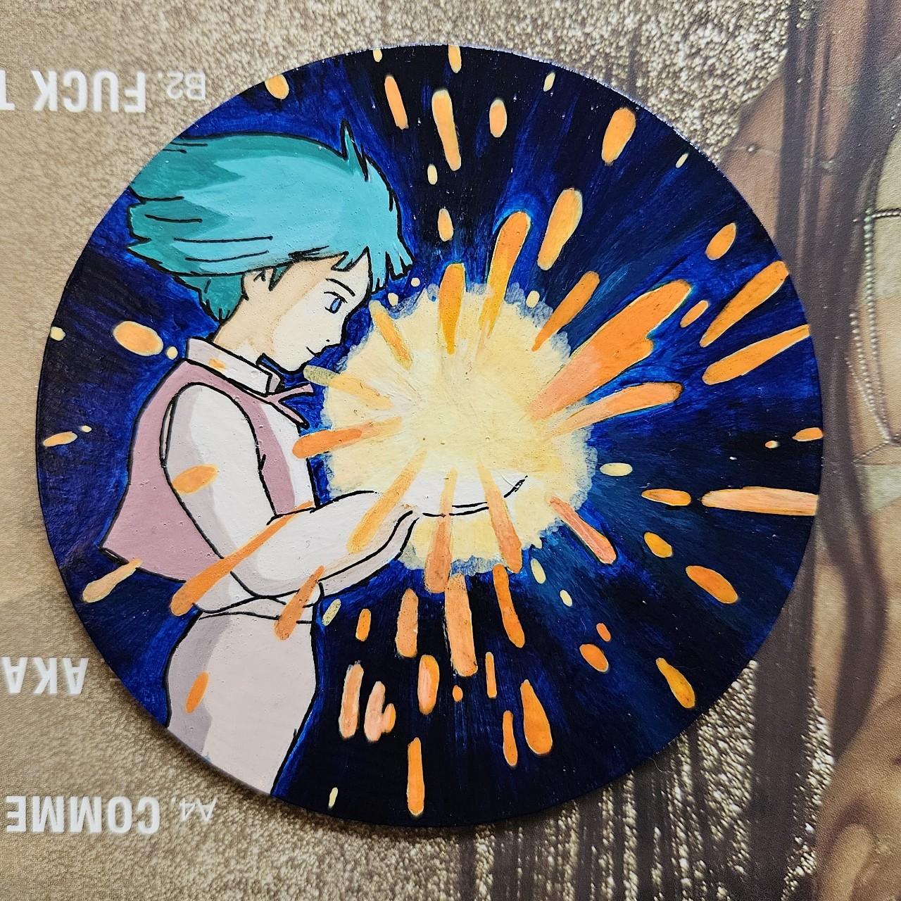 Howl's Moving Castle young Howl hand painted... - Depop