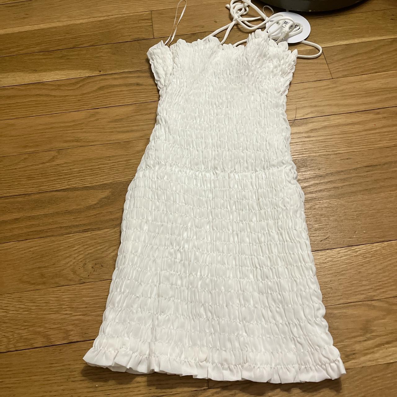 Princess Polly Women's White Dress | Depop