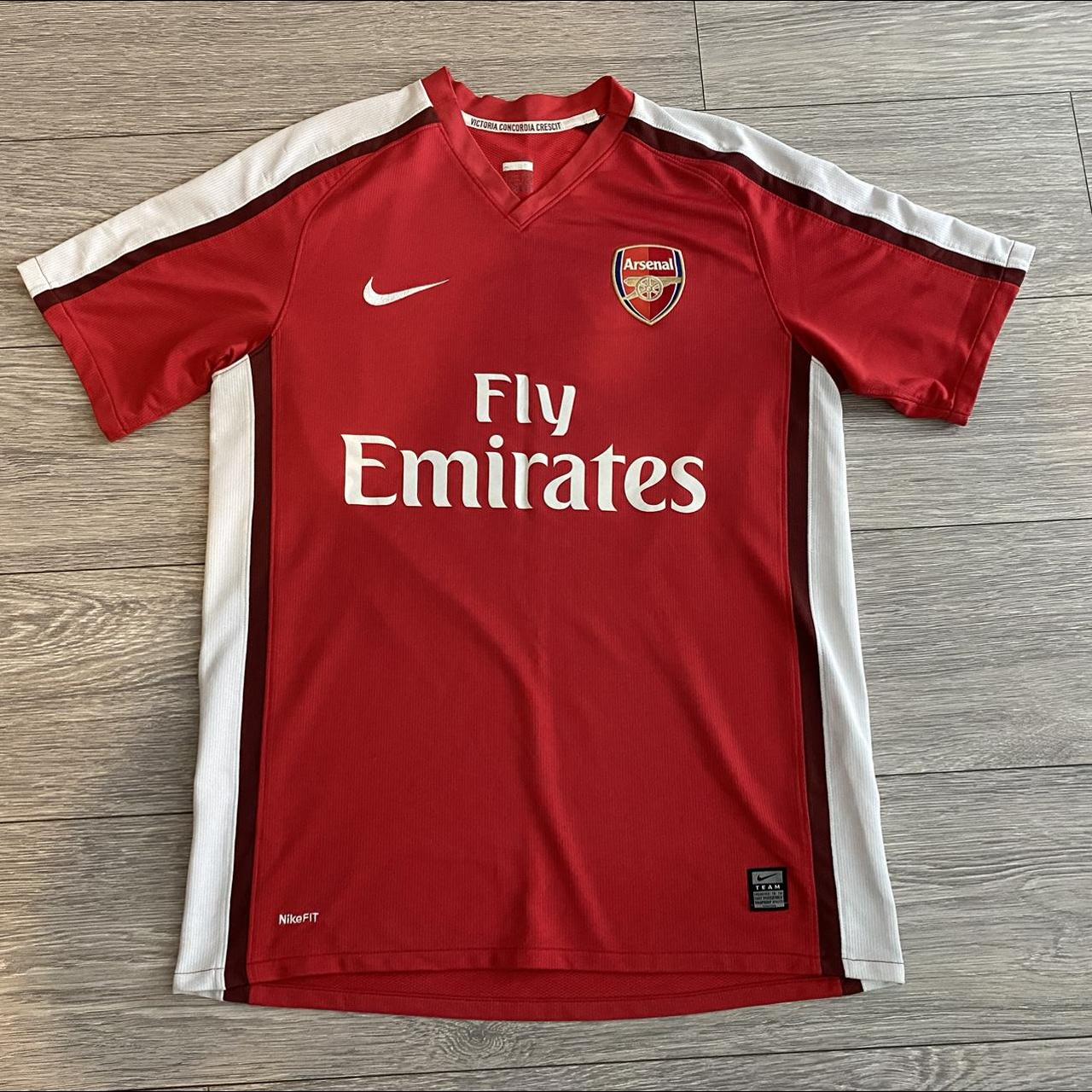 Nike Arsenal 2008/09 Home Shirt Has Nasri number 8... - Depop