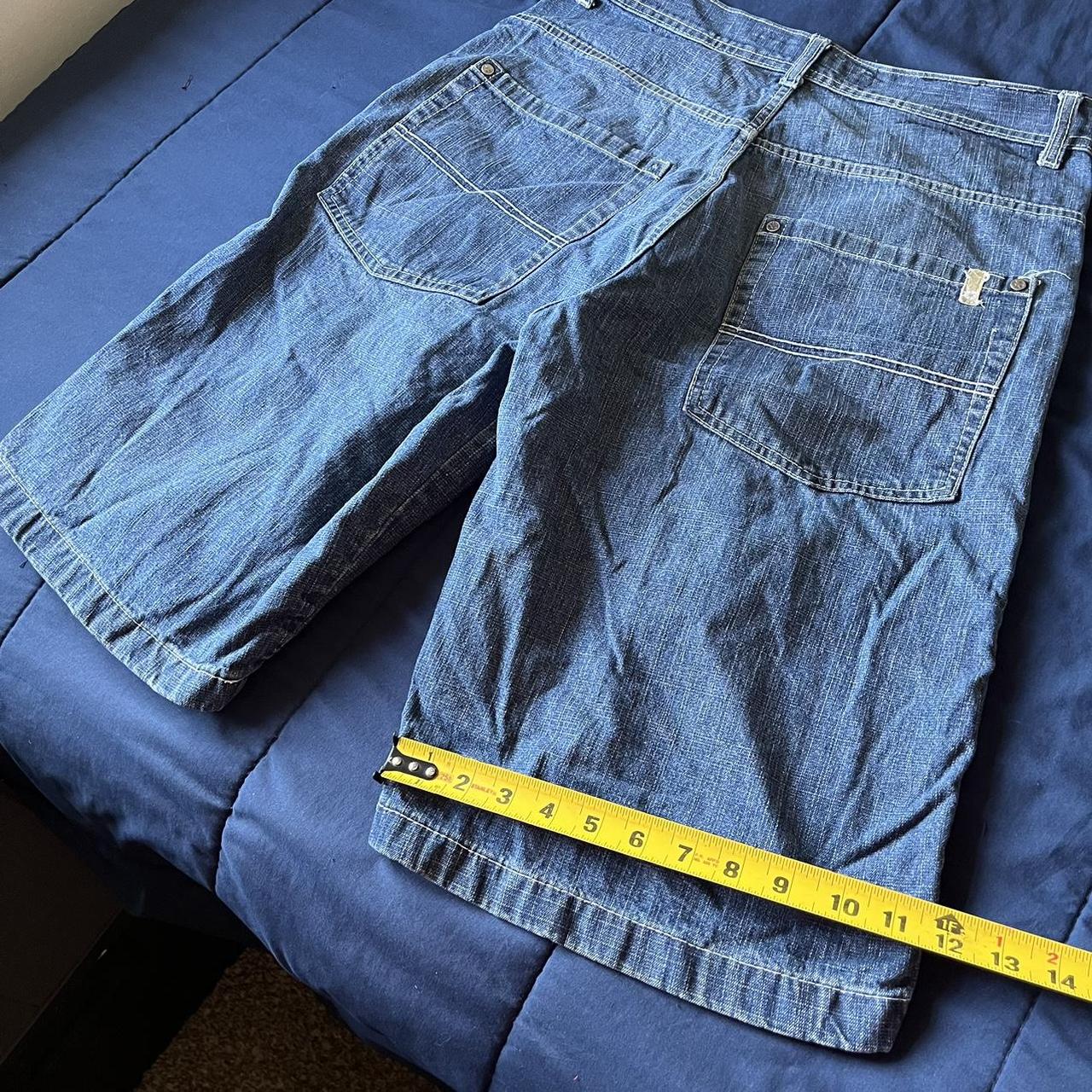 Baggy southpole jorts Size- 34, measurements in... - Depop