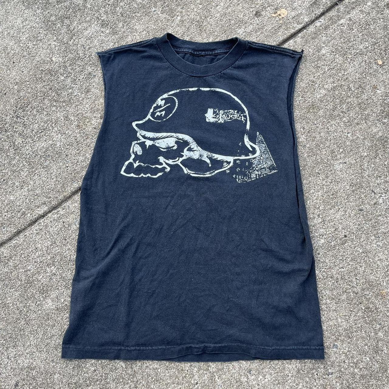 Metal mulisha front and back design shirt Cut tank... - Depop