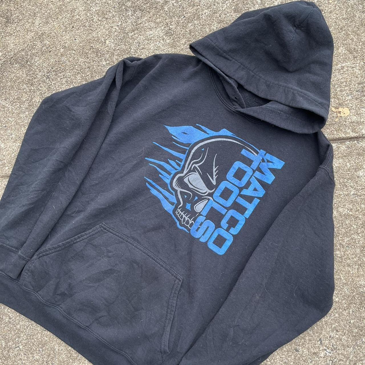 Dope matco tools y2k style hoodie Cool front skull... - Depop