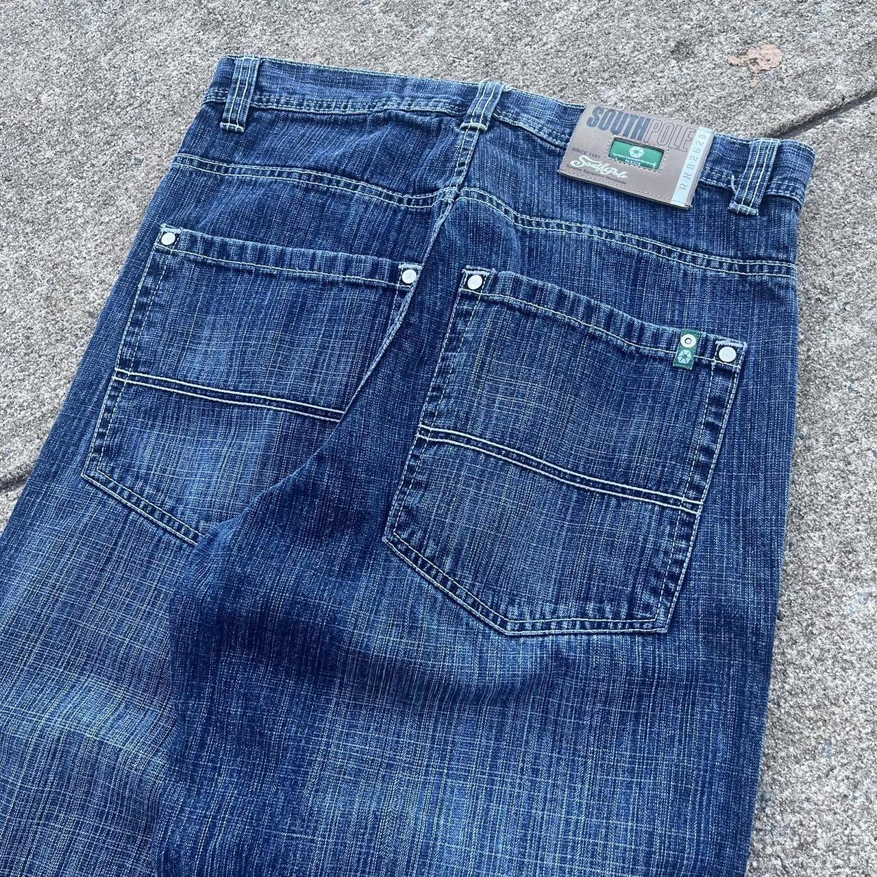 Y2K baggy southpole green tabs Super nice fade and... | Depop