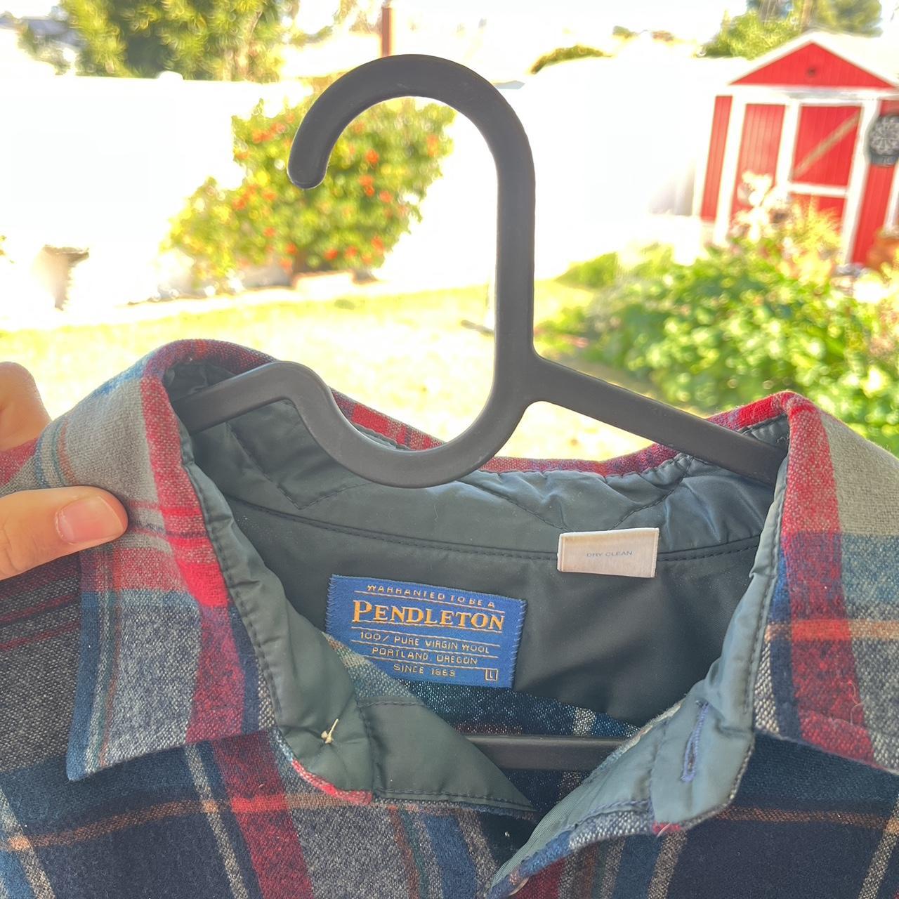 pendleton with elbow patches super comfy and high... - Depop