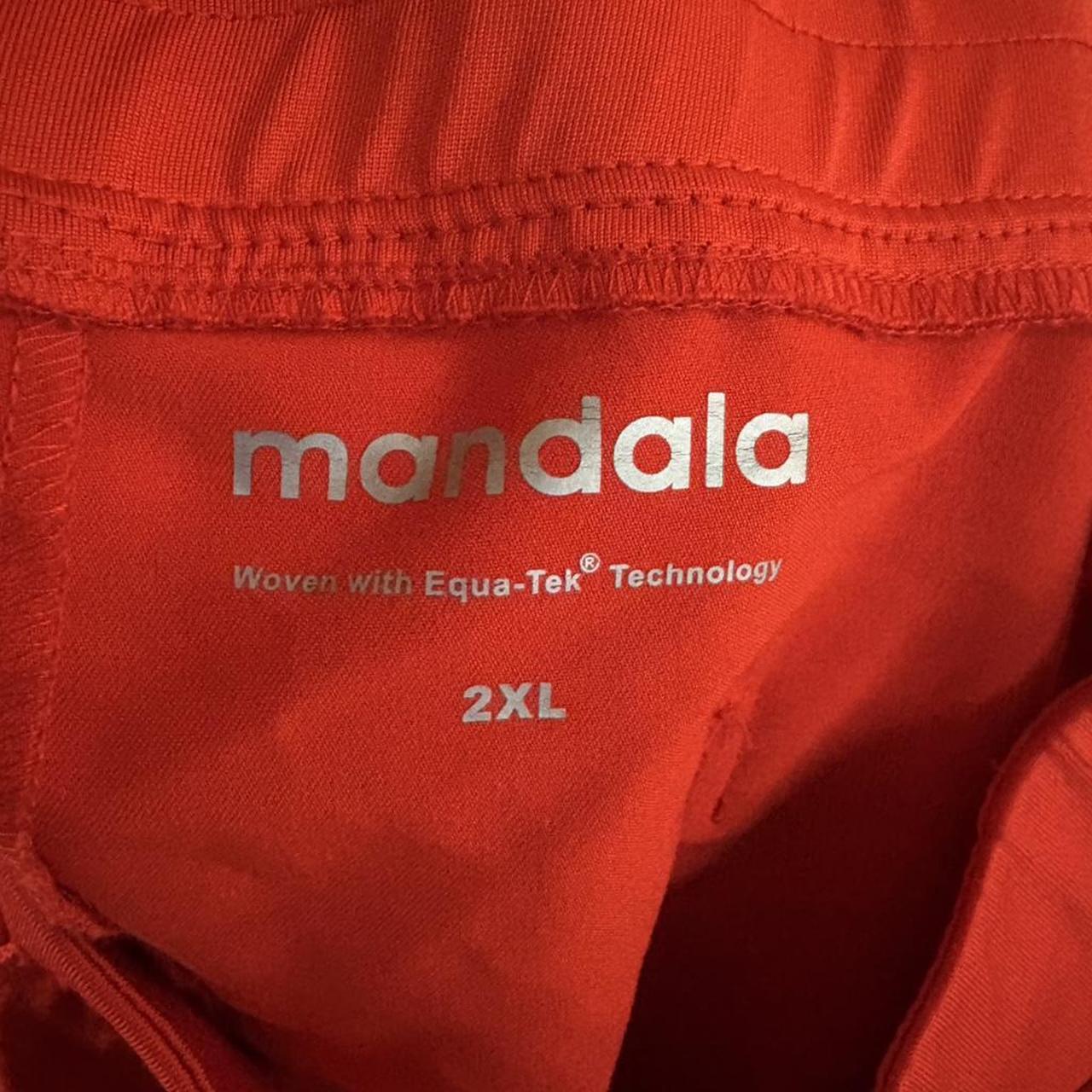 Mandala scrubs, orangish red, size 2XL #mandala... | Depop