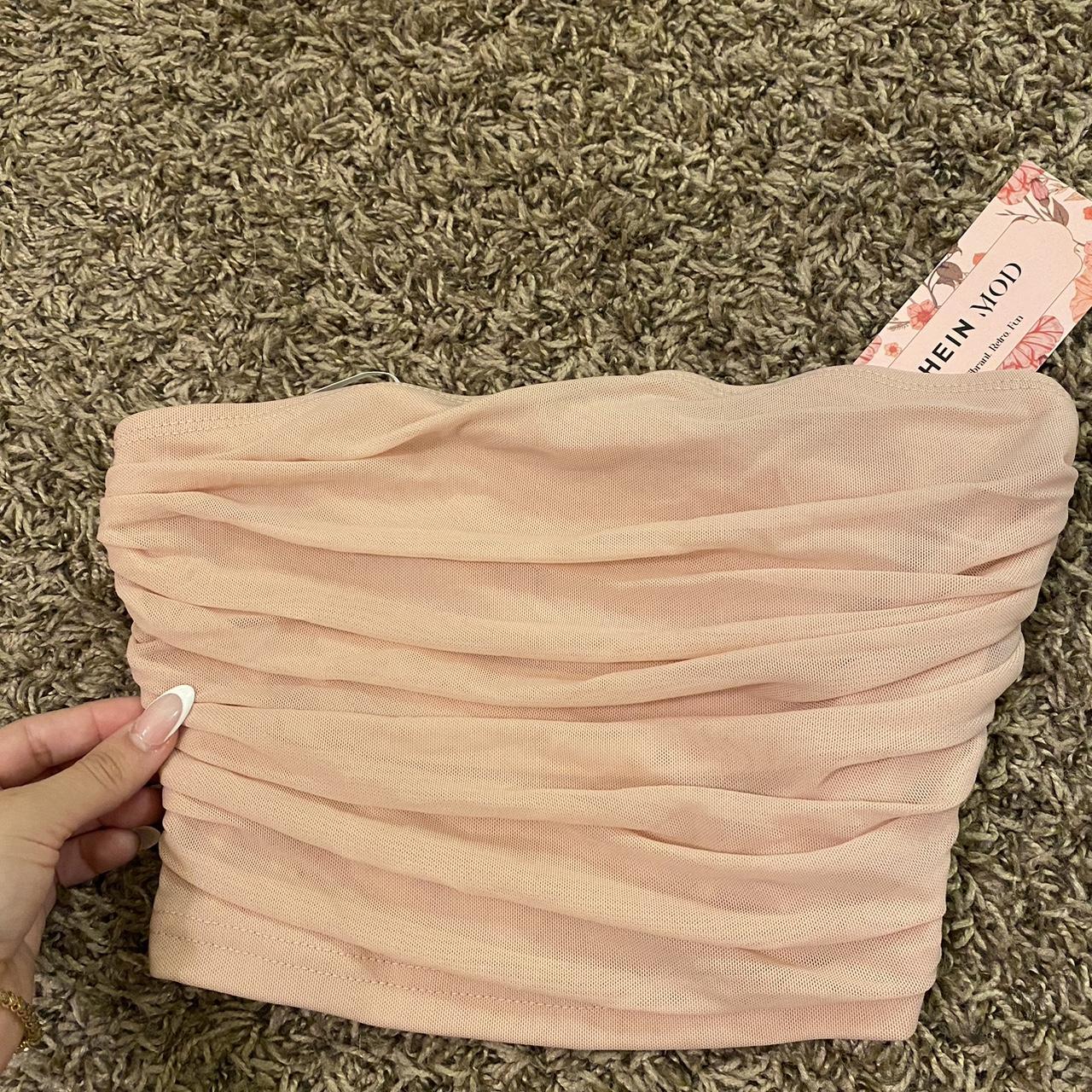 Pink tube top - Depop