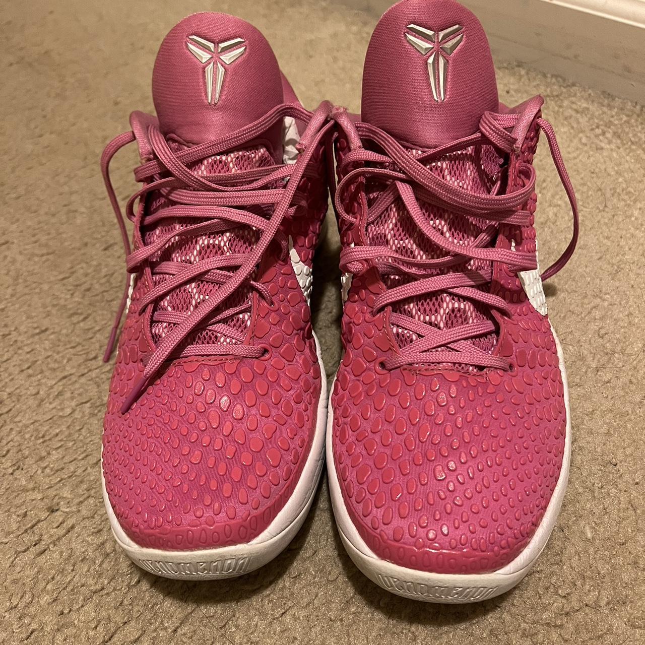 Kobe 6 “Kay Yow” Heavily worn as shown in pictures... - Depop