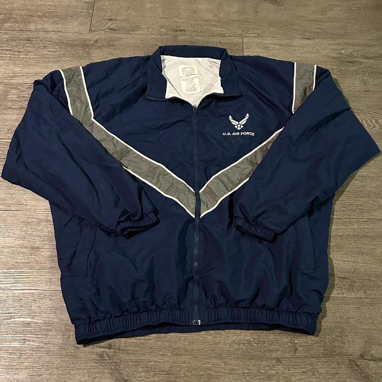 Vintage U.S. Air Force Track Jacket Open to... - Depop
