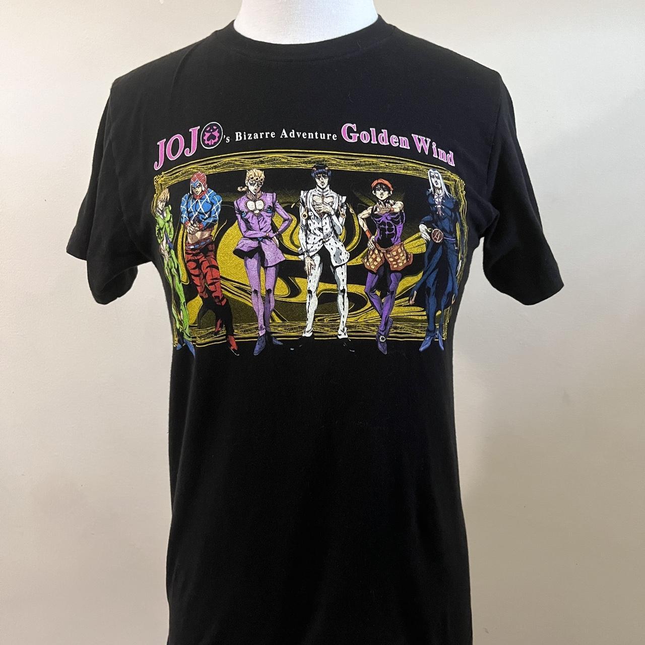JOJO'S BIZARRE ADVENTURE GOLDEN WIND T-SHIRT... - Depop