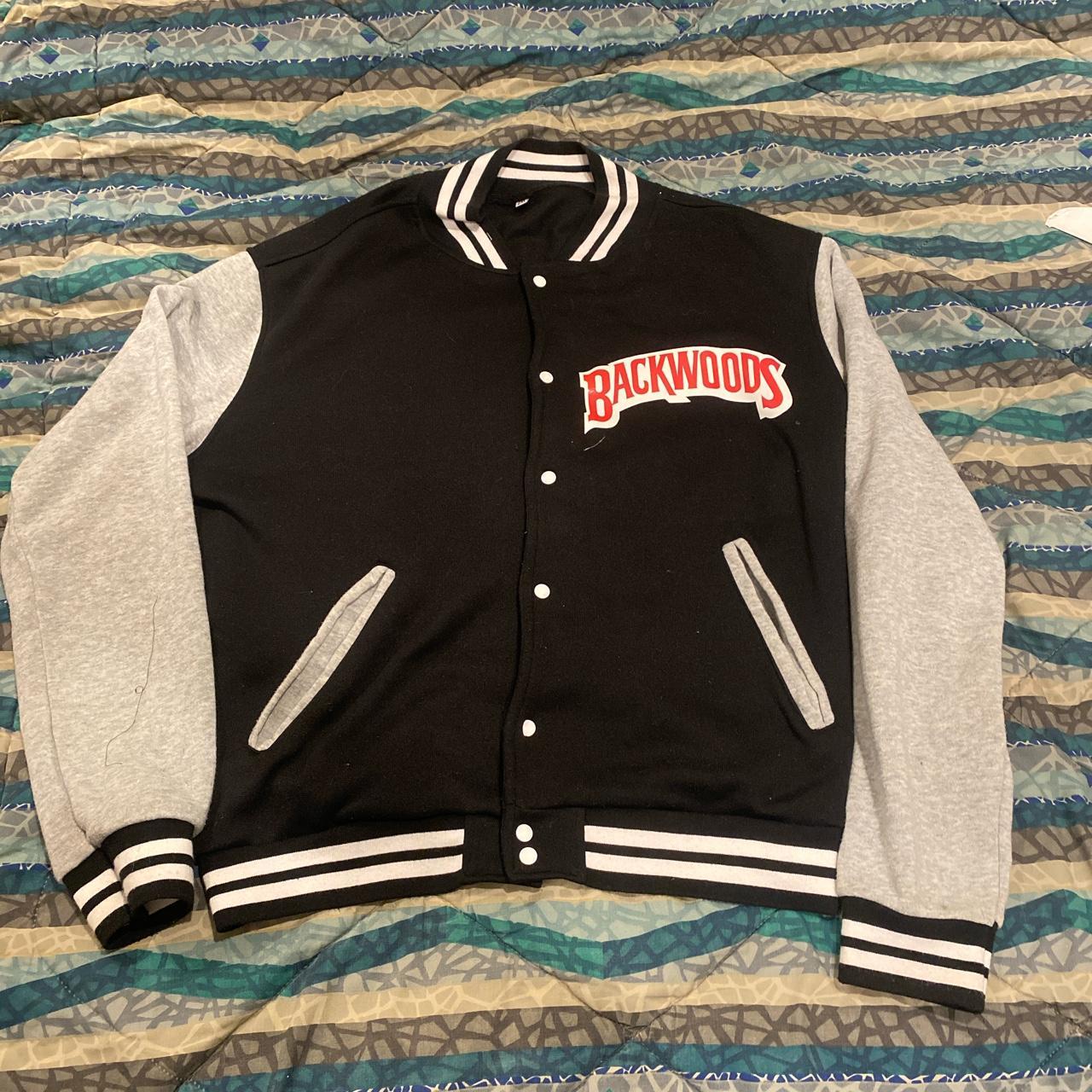 Backwoods varsity jacket Size medium 10/10 condition - Depop