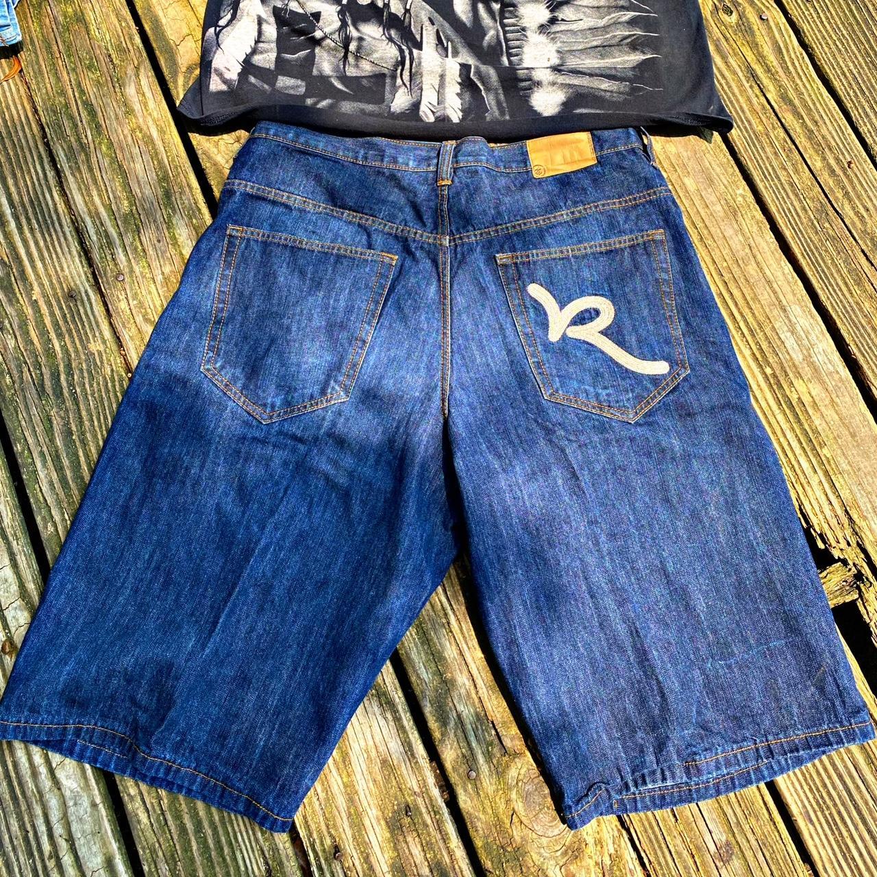 Rocawear Jorts Jean Shorts Y2K Affliction Shiddd... - Depop