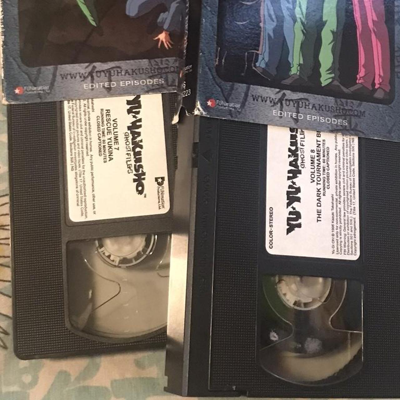 yu yu hakusho vhs bundle official and in good... - Depop
