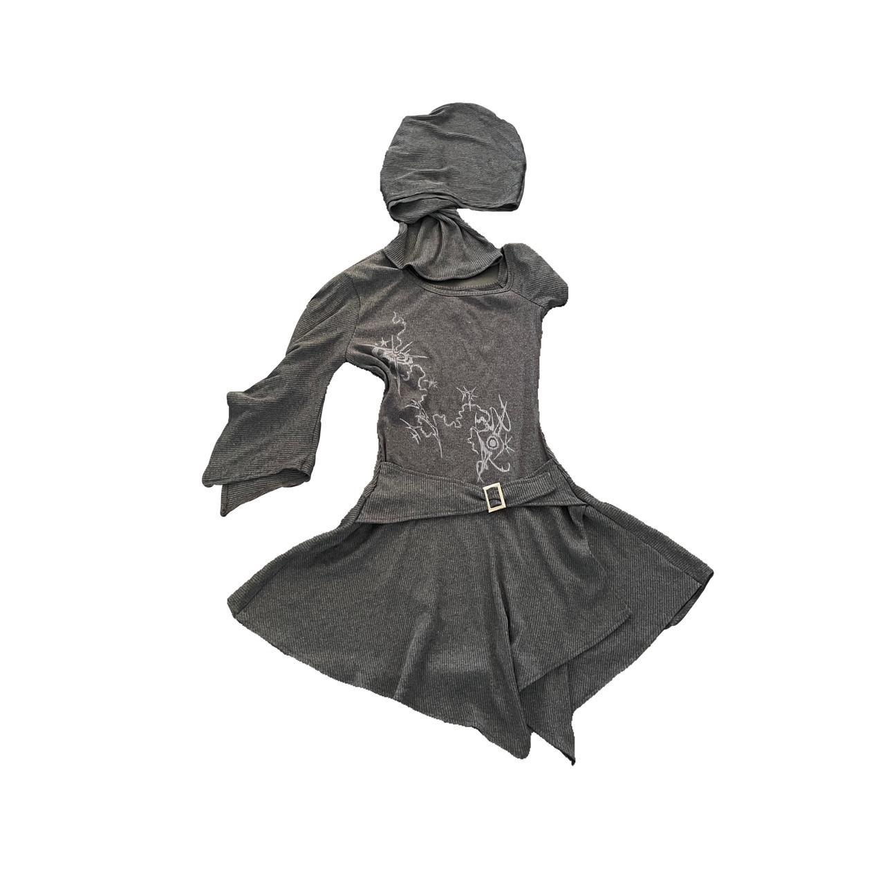 Designer brand accox dune core graphic dress.... - Depop