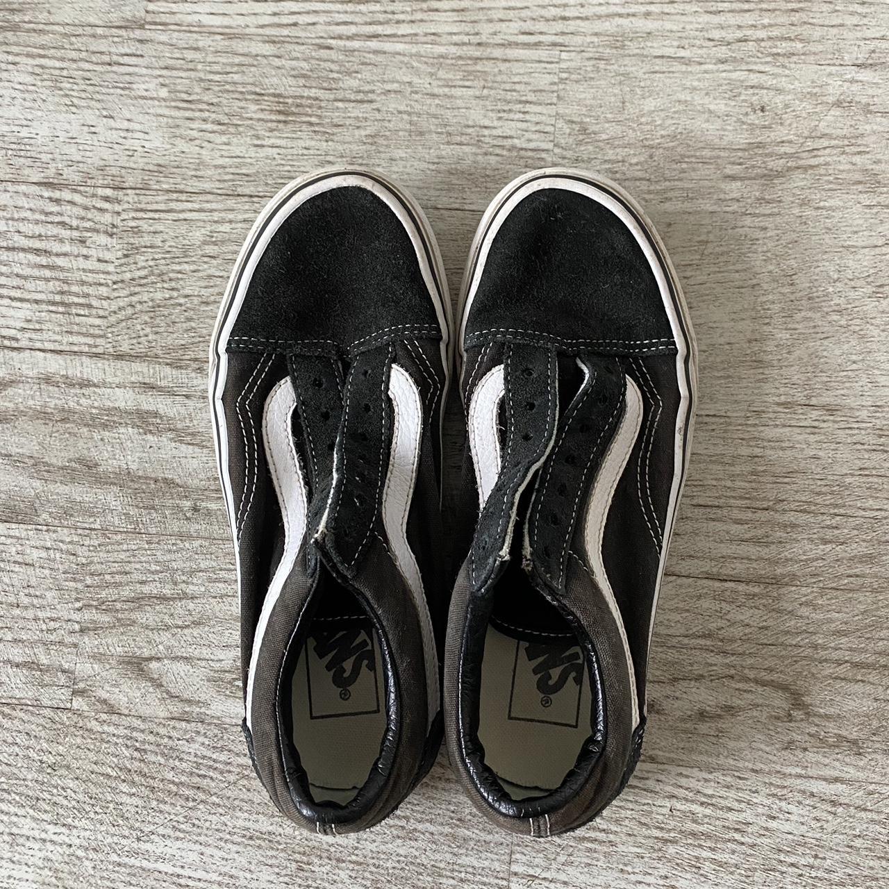 Black vans -size 4.0 uk - super cute and... - Depop