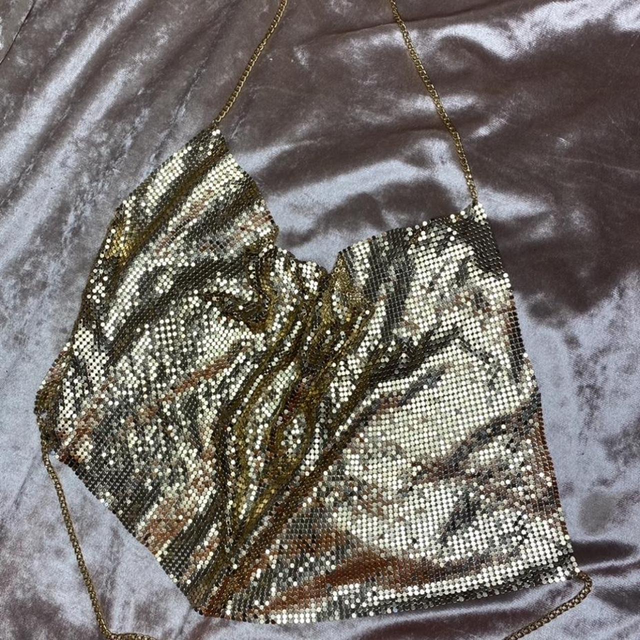 Gold dazzle chain top! Get festival / summer... - Depop