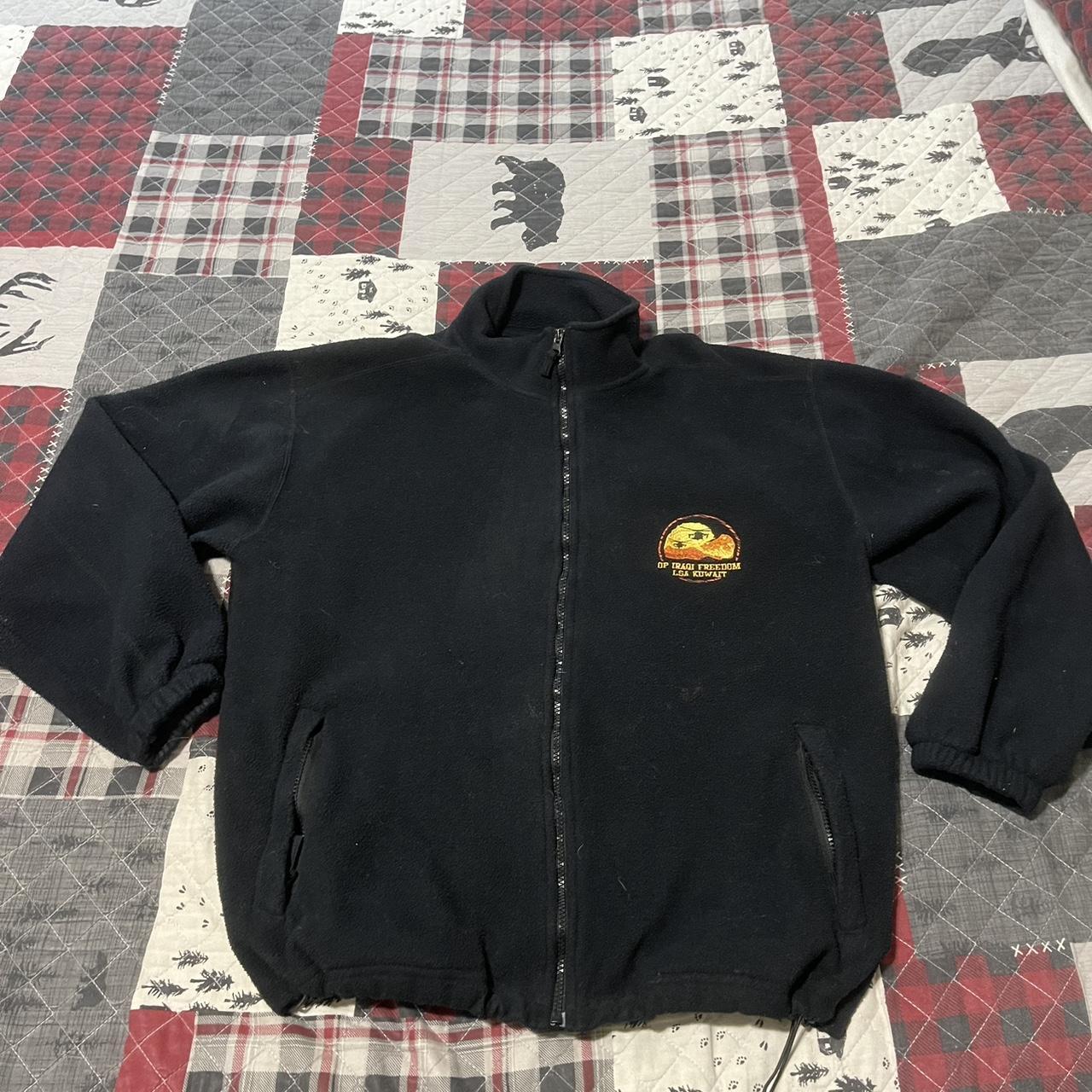 USMC fleece jacket - Depop