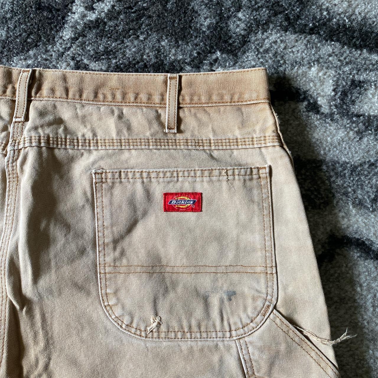 Tan Dickies Carpenter Pants Has stains on front and... - Depop